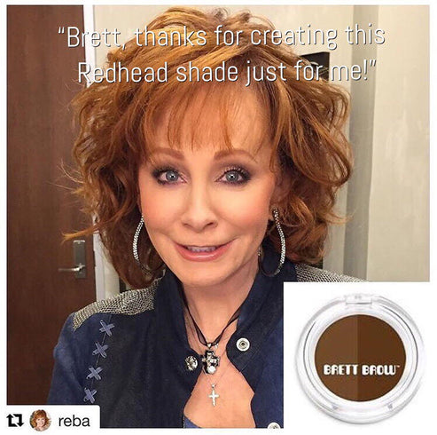 Brett Brow Duo-Shade Powder Redhead – Brett Glam Beauty