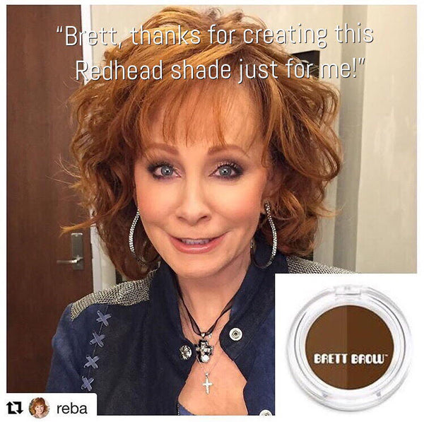 Brett Brow Duo-Shade Powder Redhead – Brett Glam Beauty