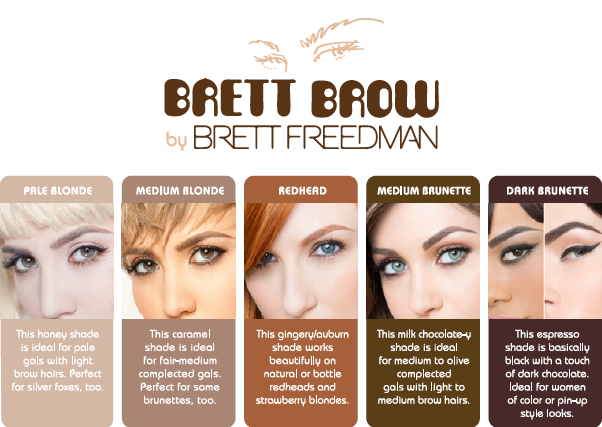 Brett Brow Duo-Shade Powder Redhead – Brett Glam Beauty