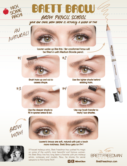 Brett Brow Duo-Shade Kit Medium Brunette – Brett Freedman Beauty